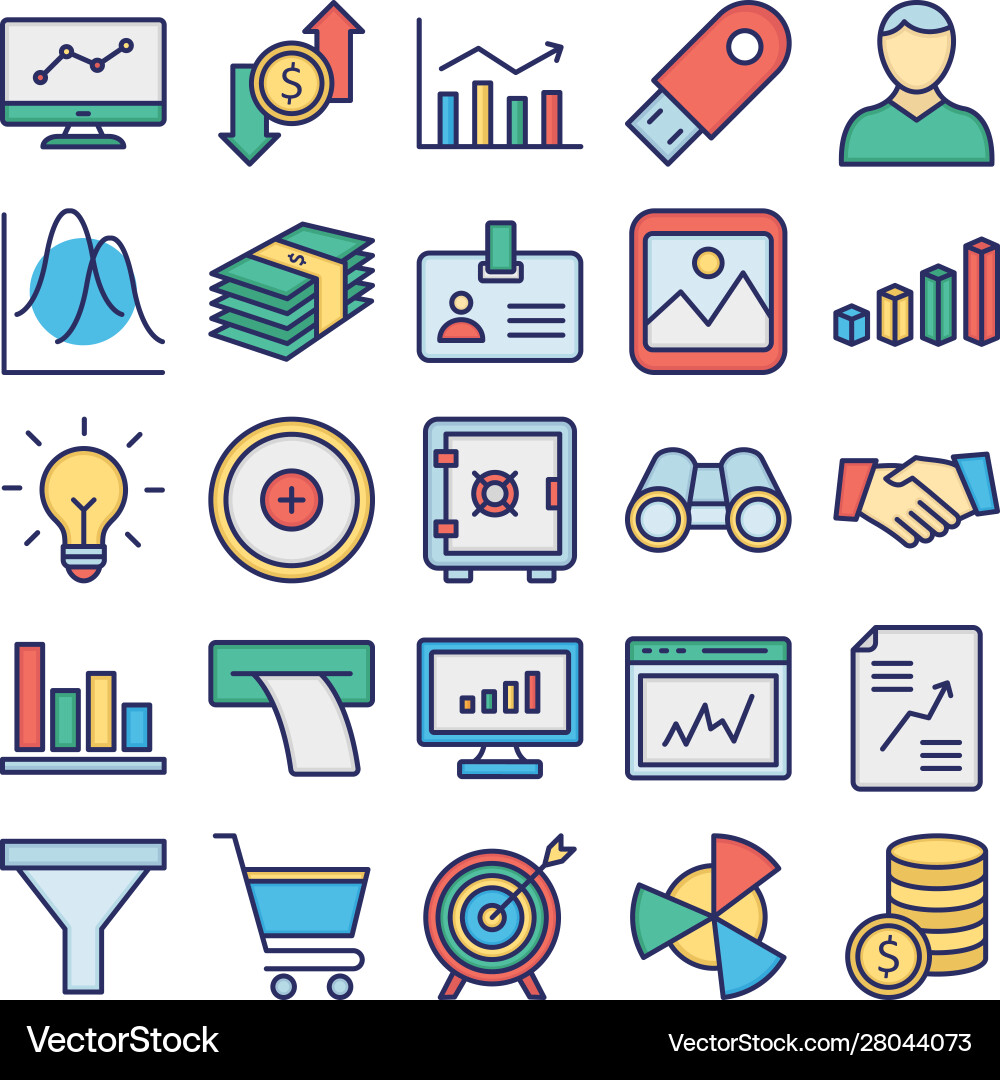 We are up with trade icon these ico Royalty Free Vector