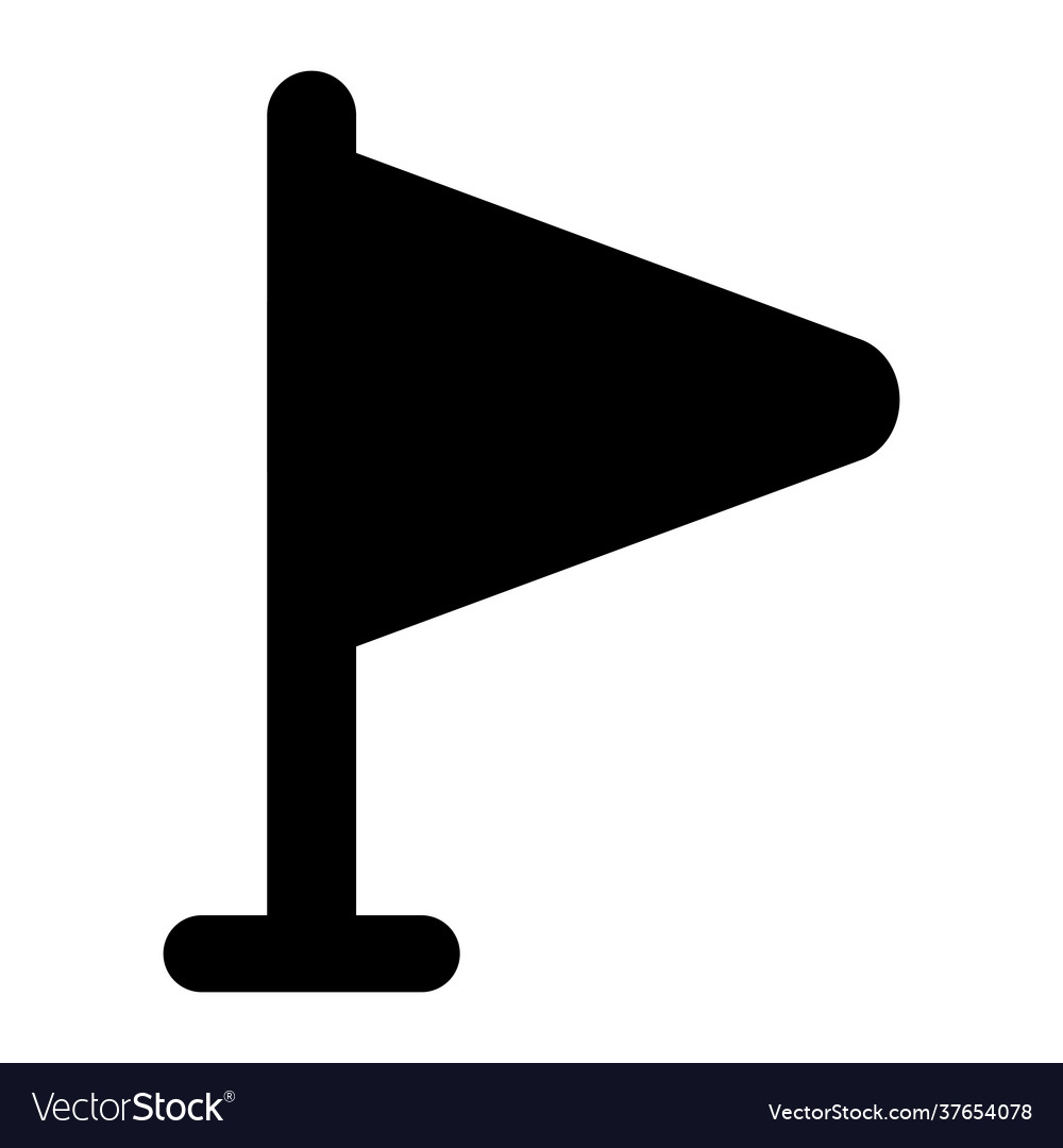 Flagpole Royalty Free Vector Image - VectorStock