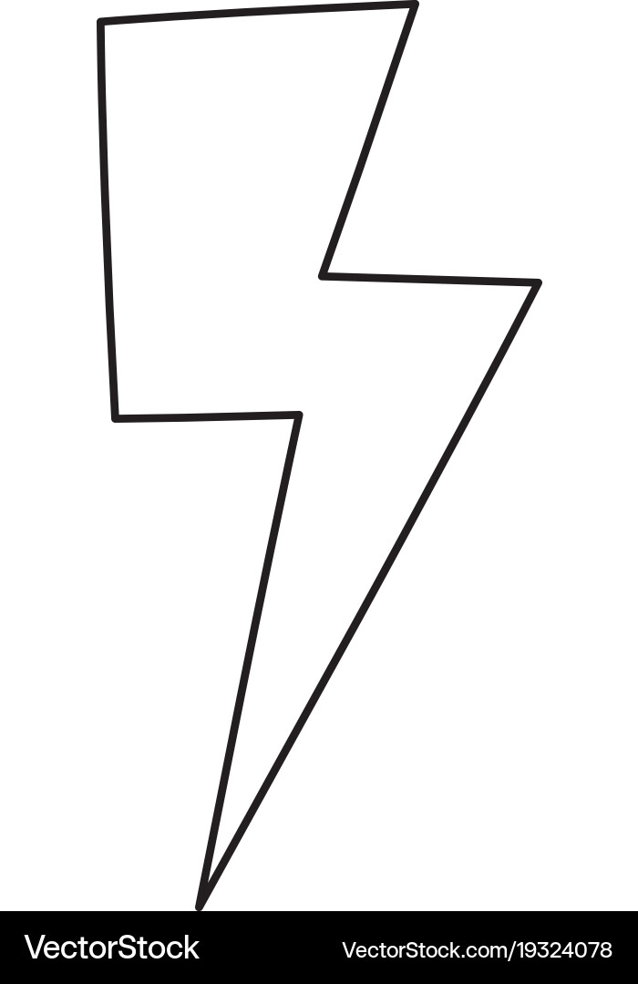 Ray energy symbol cartoon Royalty Free Vector Image