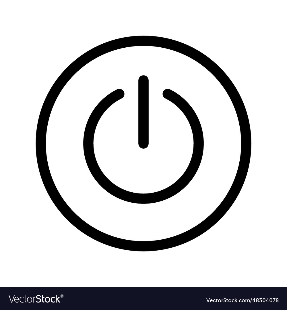 Shutdown icon Royalty Free Vector Image - VectorStock