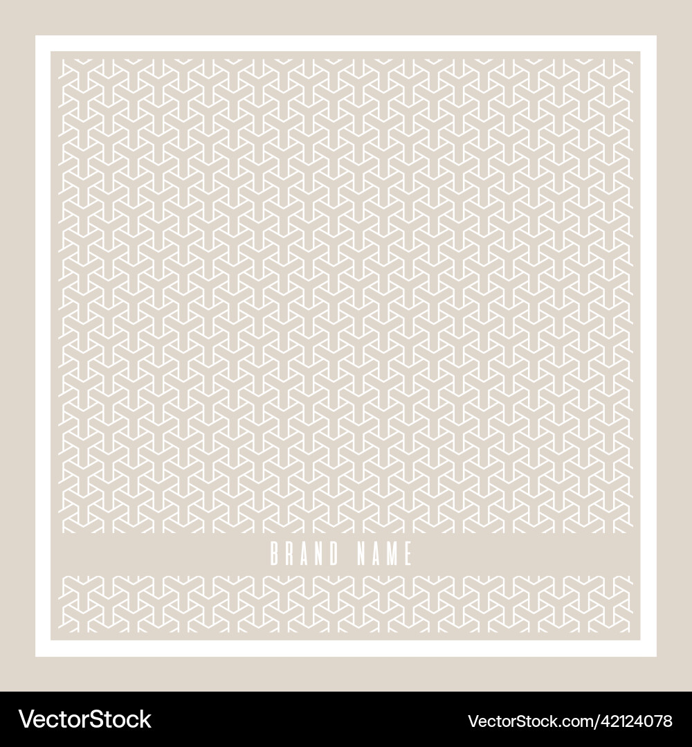 Silk luxury ornamental scarf Royalty Free Vector Image