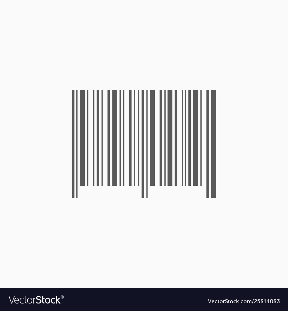 Bar code icon Royalty Free Vector Image - VectorStock