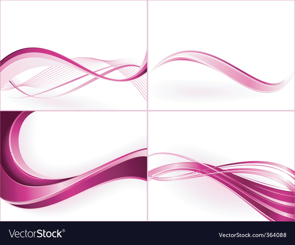 Abstract wavy pattern Royalty Free Vector Image