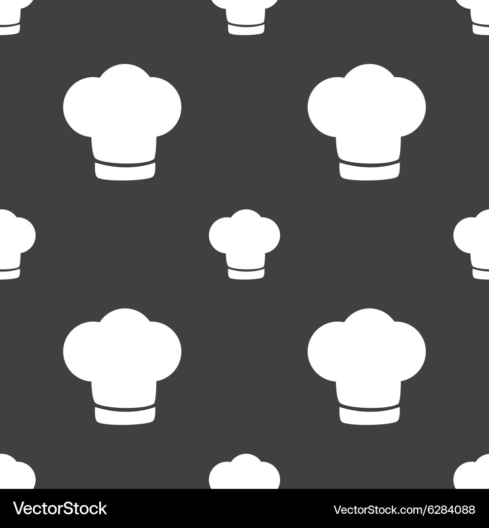Chef hat sign icon cooking symbol cooks Royalty Free Vector