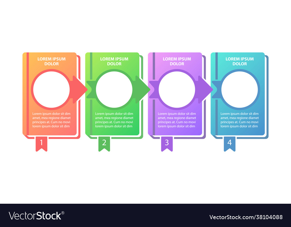 Educational program infographic template Vector Image