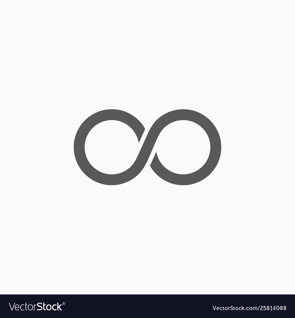 Infinity icon Royalty Free Vector Image - VectorStock