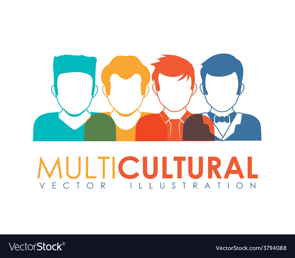 Multicultural Royalty Free Vector Image - VectorStock