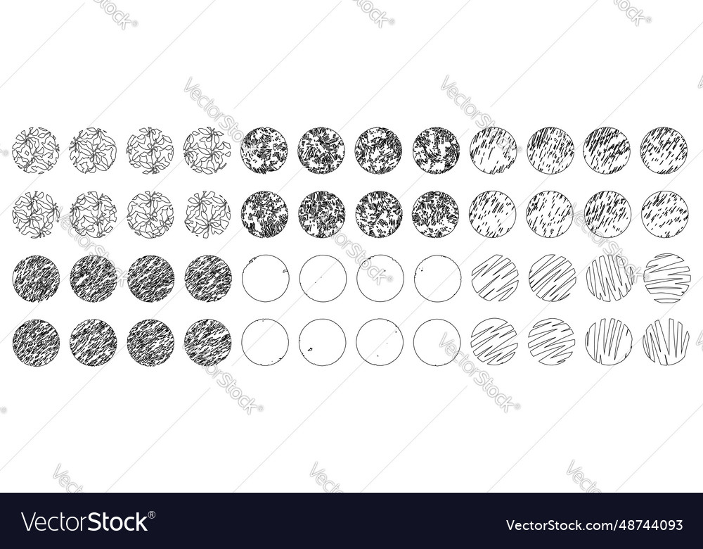 Circles set Royalty Free Vector Image - VectorStock