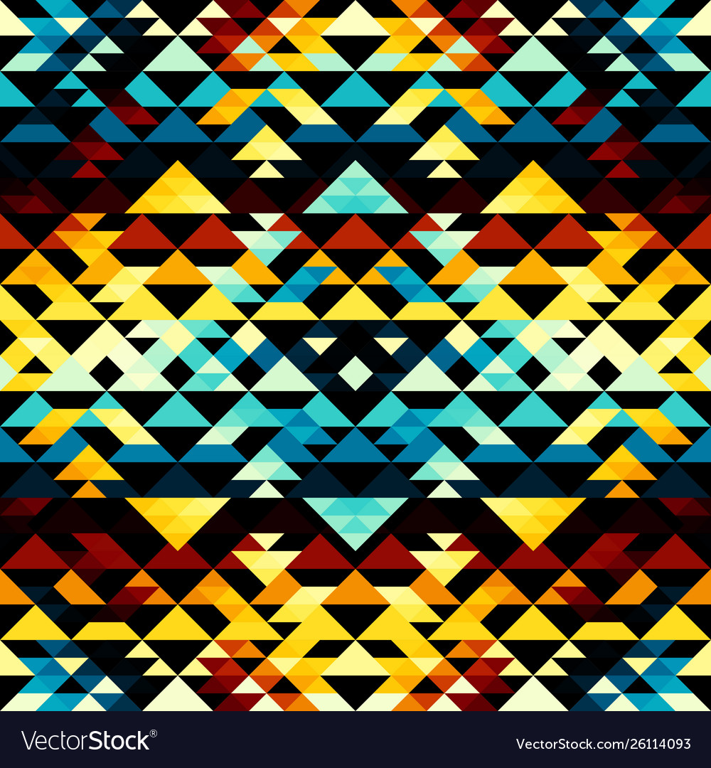 Seamless pattern background a triangles Royalty Free Vector