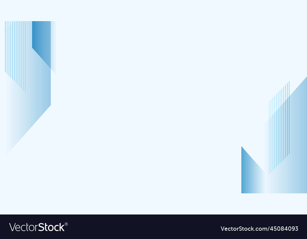 Simple blue gradient background for business Vector Image