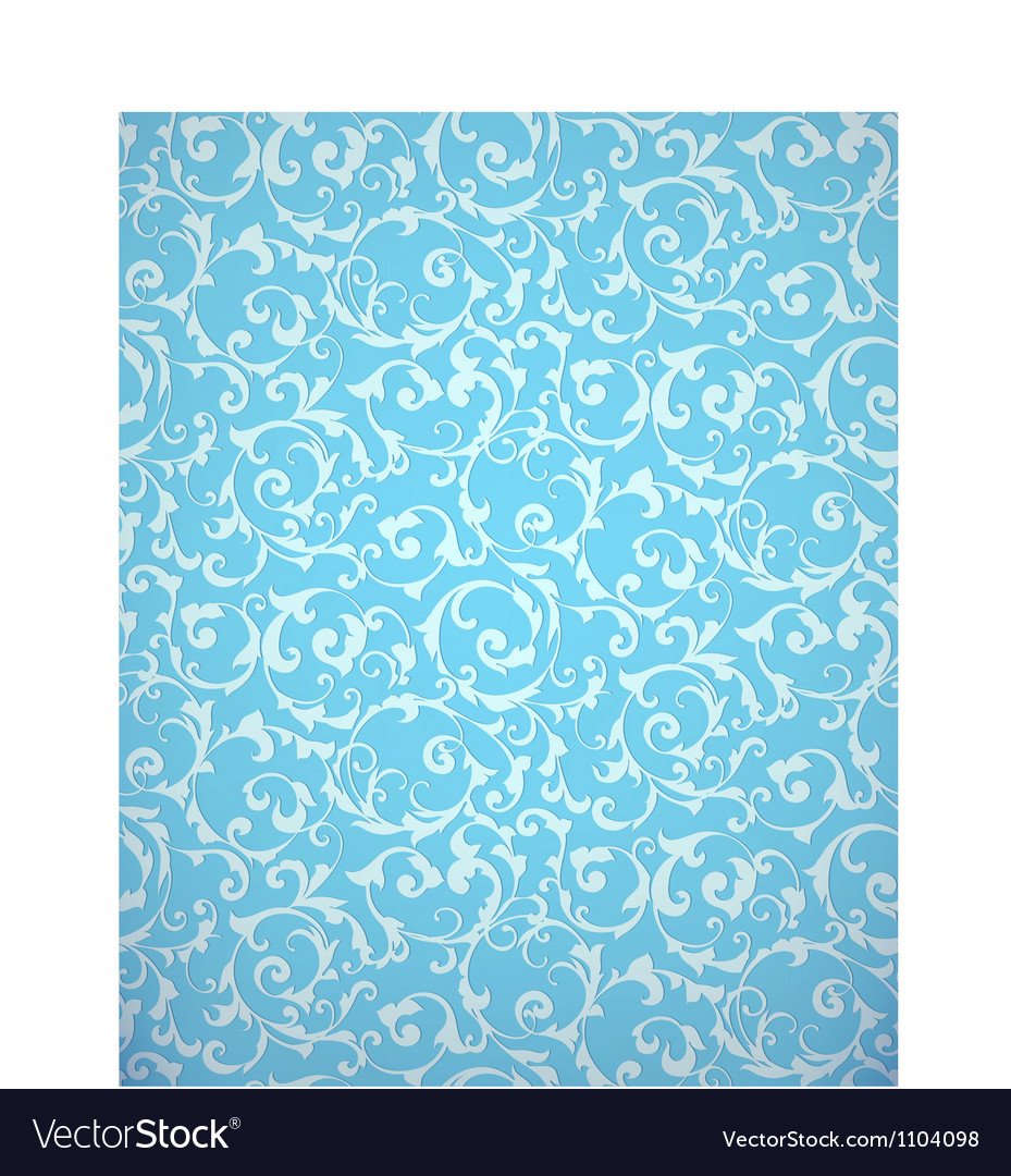 Blue seamless pattern Royalty Free Vector Image