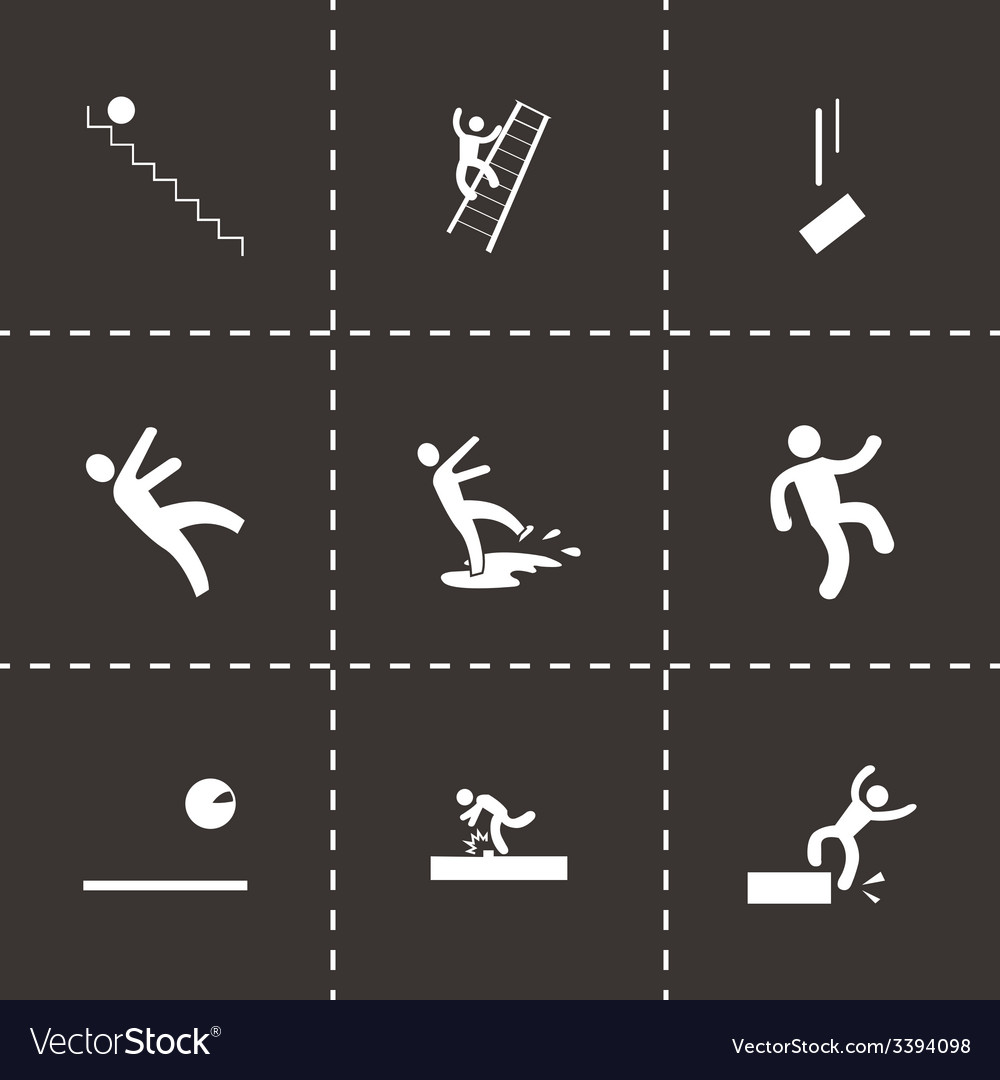 Fall icon set Royalty Free Vector Image - VectorStock