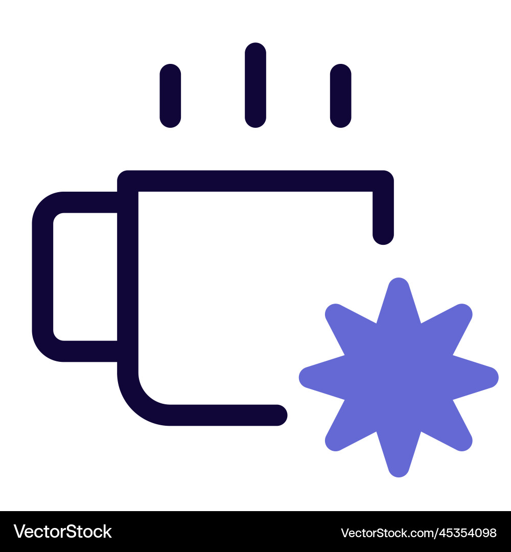 Flavorful chai line icon set Royalty Free Vector Image