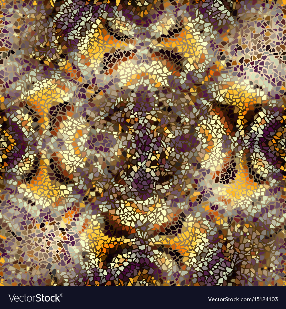 Seamless mosaic pattern Royalty Free Vector Image