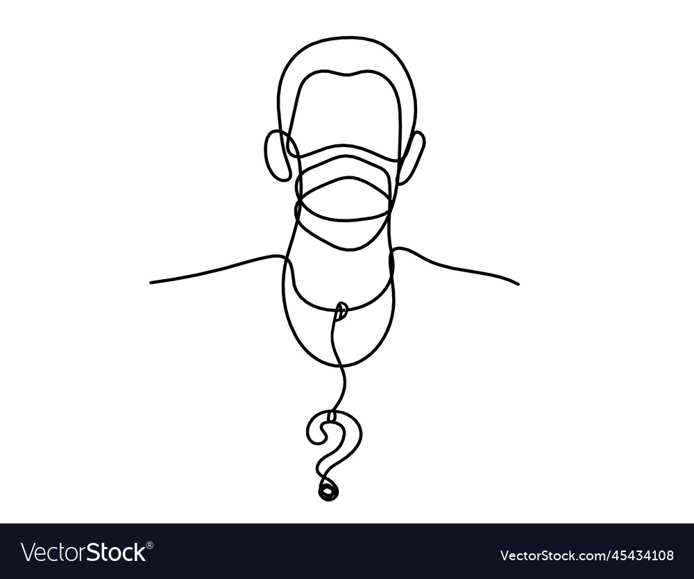 Abstract man face with mask and globe Royalty Free Vector Abstract man face with mask and globe Royalty Free Vector