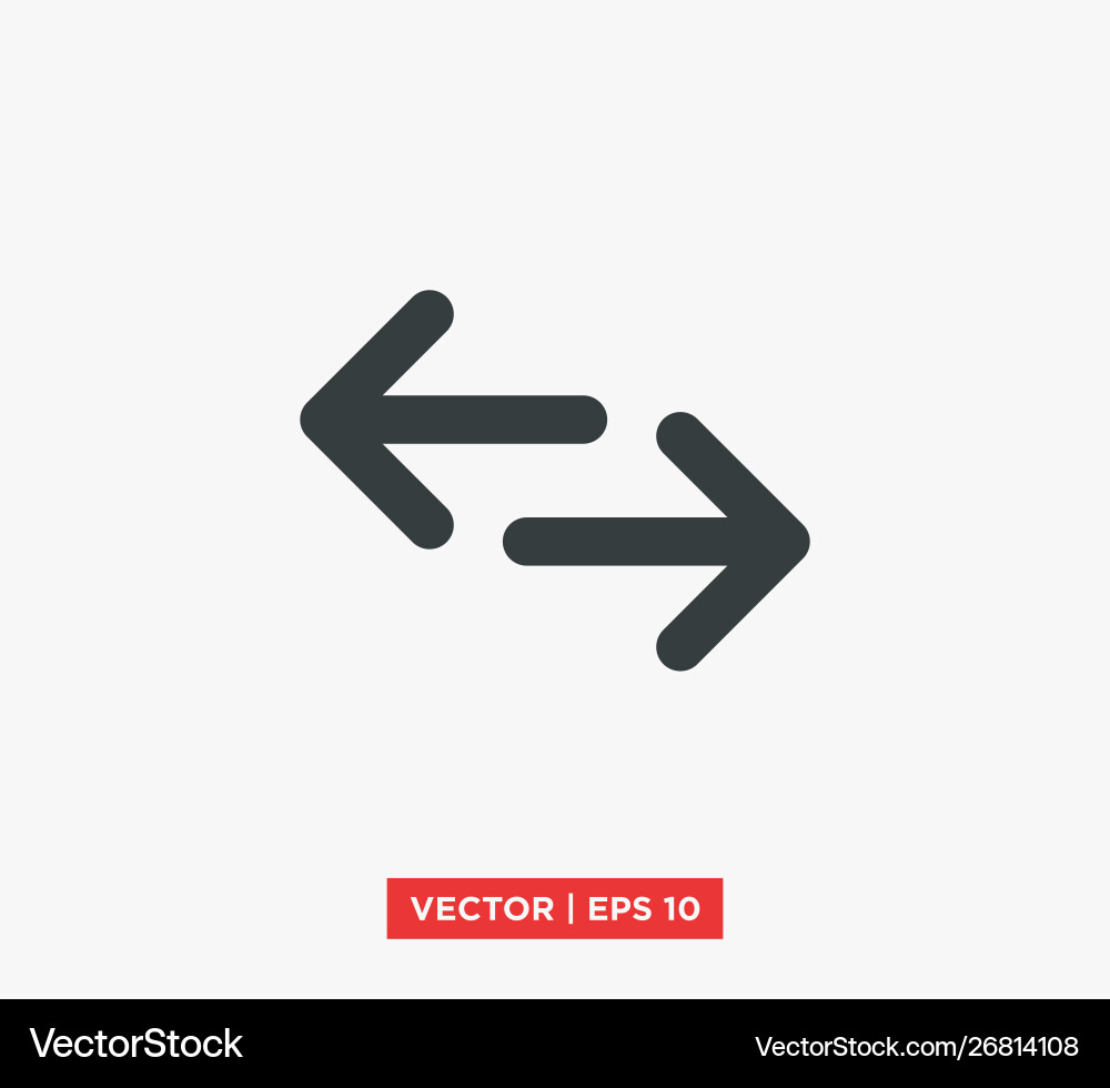 Arrow point mark icon Royalty Free Vector Image