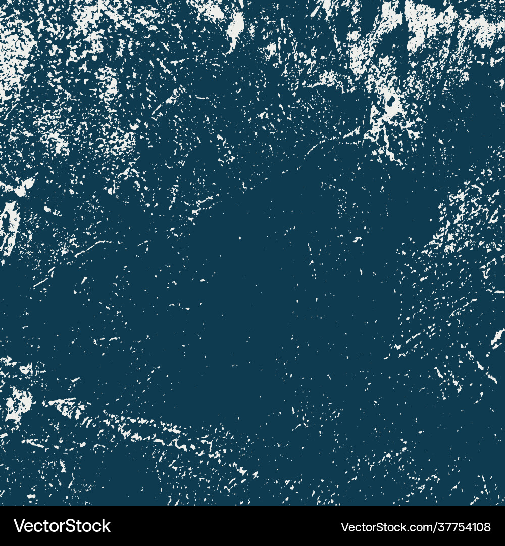 Blue grunge square shape background for your Vector Image