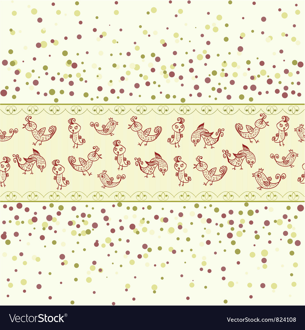 Chicks pattern Royalty Free Vector Image - VectorStock