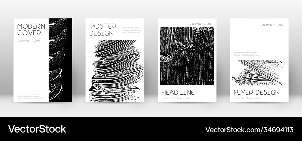 Cover page design template minimal brochure layou Vector Image