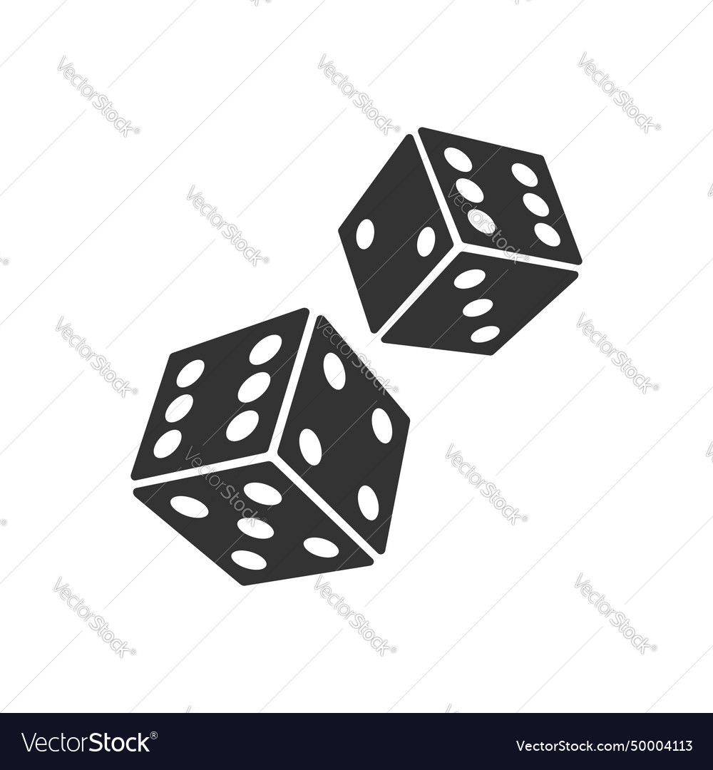 Game dice Royalty Free Vector Image - VectorStock