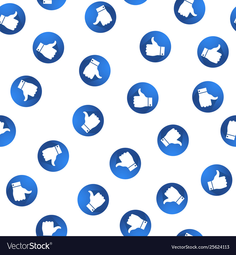 Like buttons seamless pattern Royalty Free Vector Image
