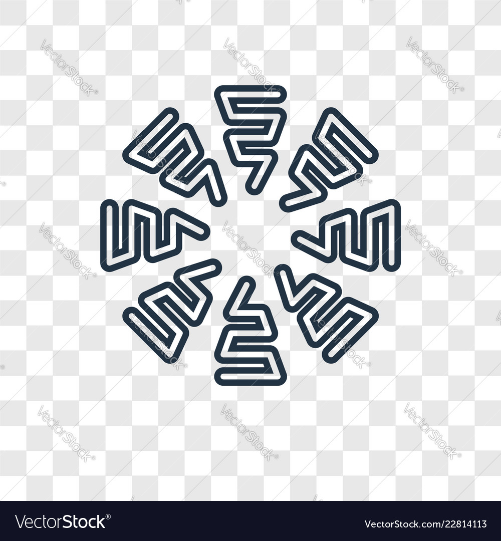 Loading concept linear icon isolated Royalty Free Vector