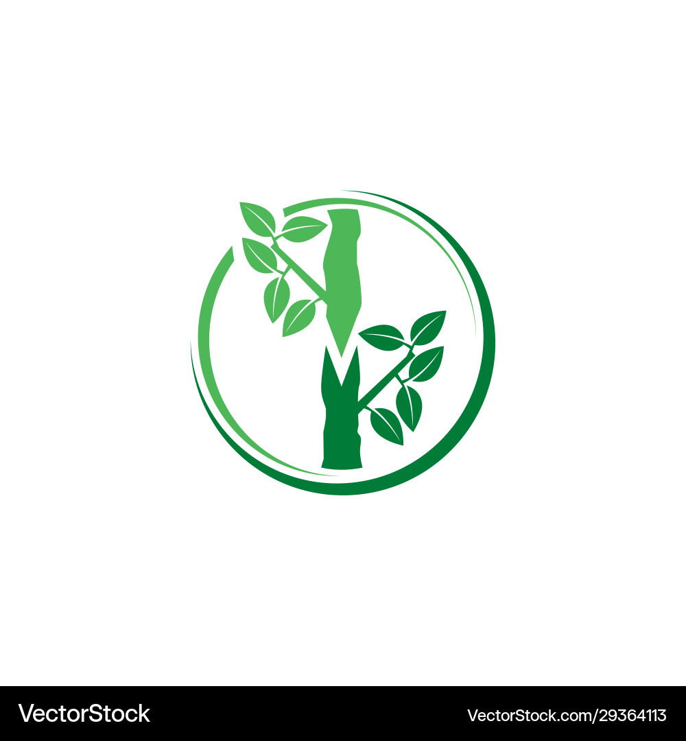 Plant grafting logo icon Royalty Free Vector Image