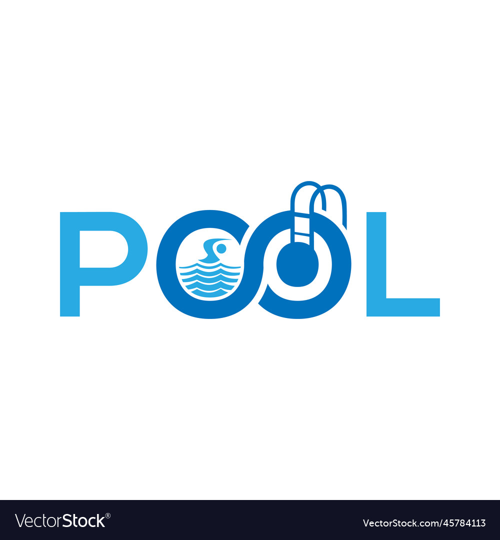 Pool logo Royalty Free Vector Image - VectorStock