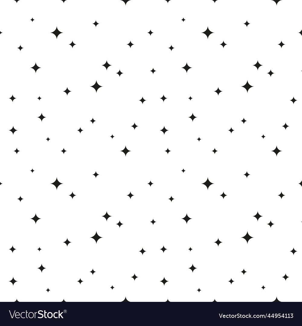 Seamless pattern with four pointed stars Vector Image