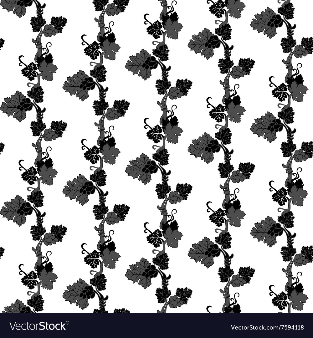 Grape seamless pattern Royalty Free Vector Image