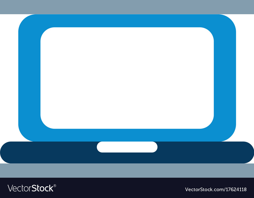 Laptop computer technology digital device Vector Image
