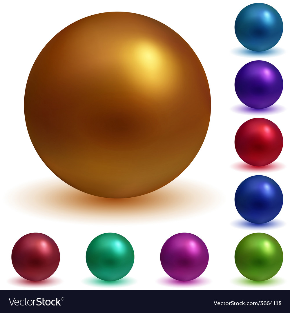 Multicolored spheres Royalty Free Vector Image