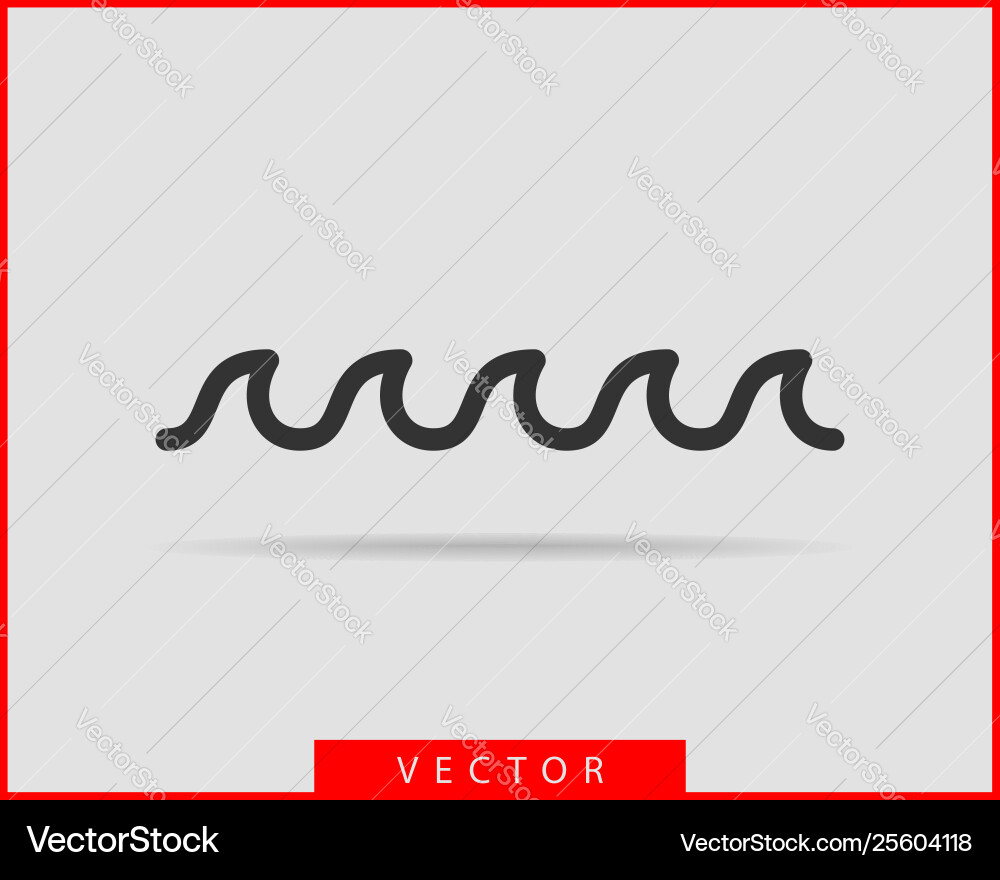 Waves design water wave icon wavy lines isolated Vector Image