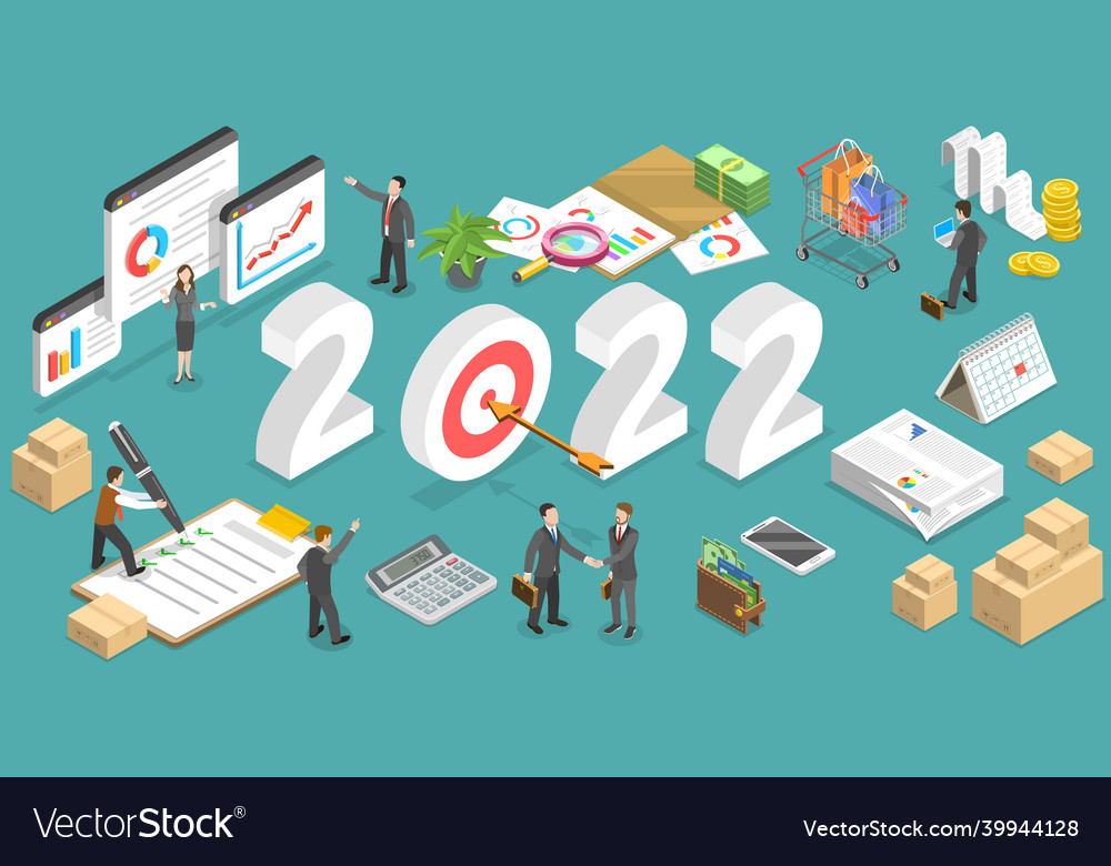 3d isometric flat conceptual Royalty Free Vector Image
