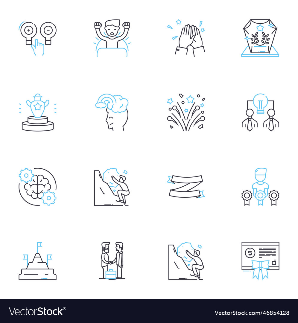 Design phase linear icons set ideation Royalty Free Vector Design phase linear icons set ideation Royalty Free Vector
