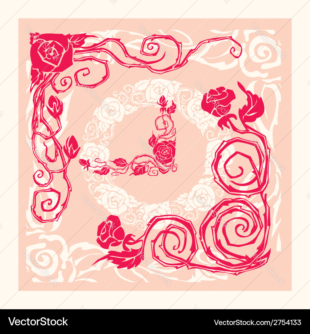 Corner design - set Royalty Free Vector Image - VectorStock