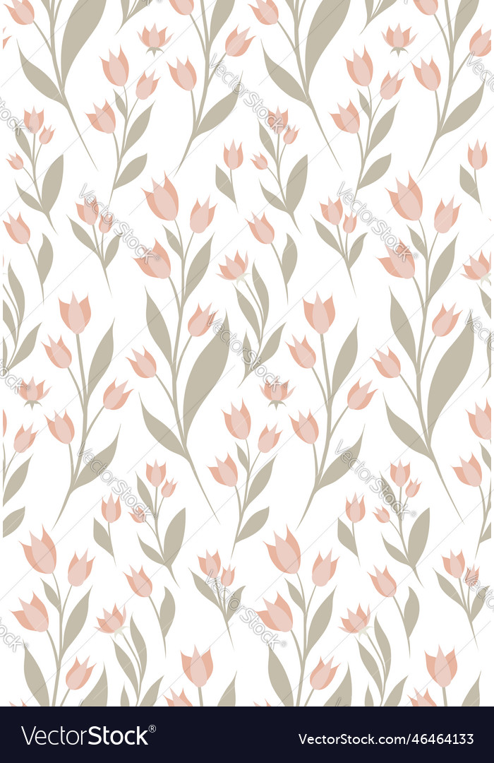 Seamless shabby chic pattern flat texture Vector Image