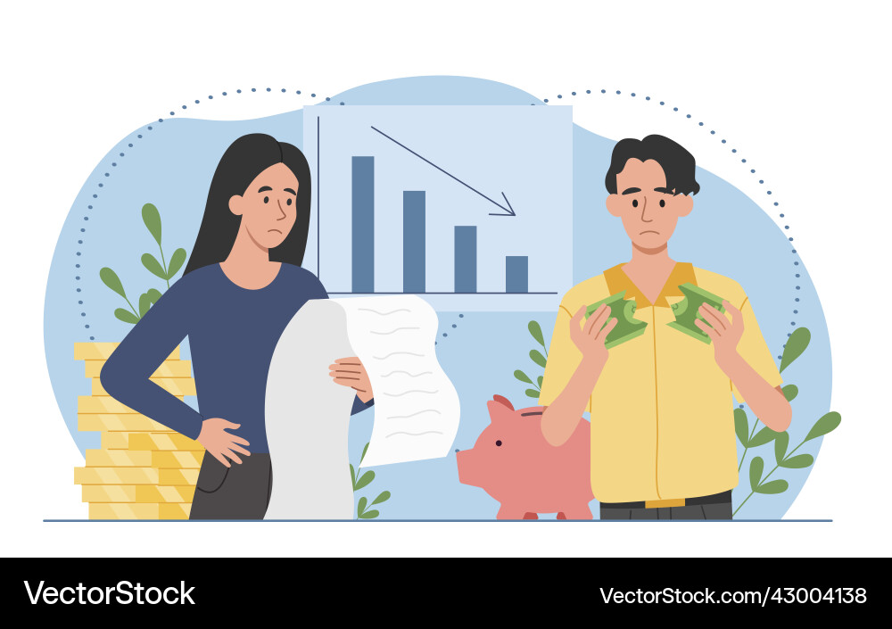 Concept of inflation Royalty Free Vector Image