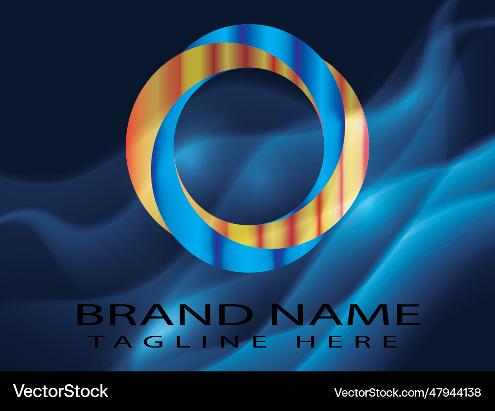 O brand letter logo Royalty Free Vector Image - VectorStock