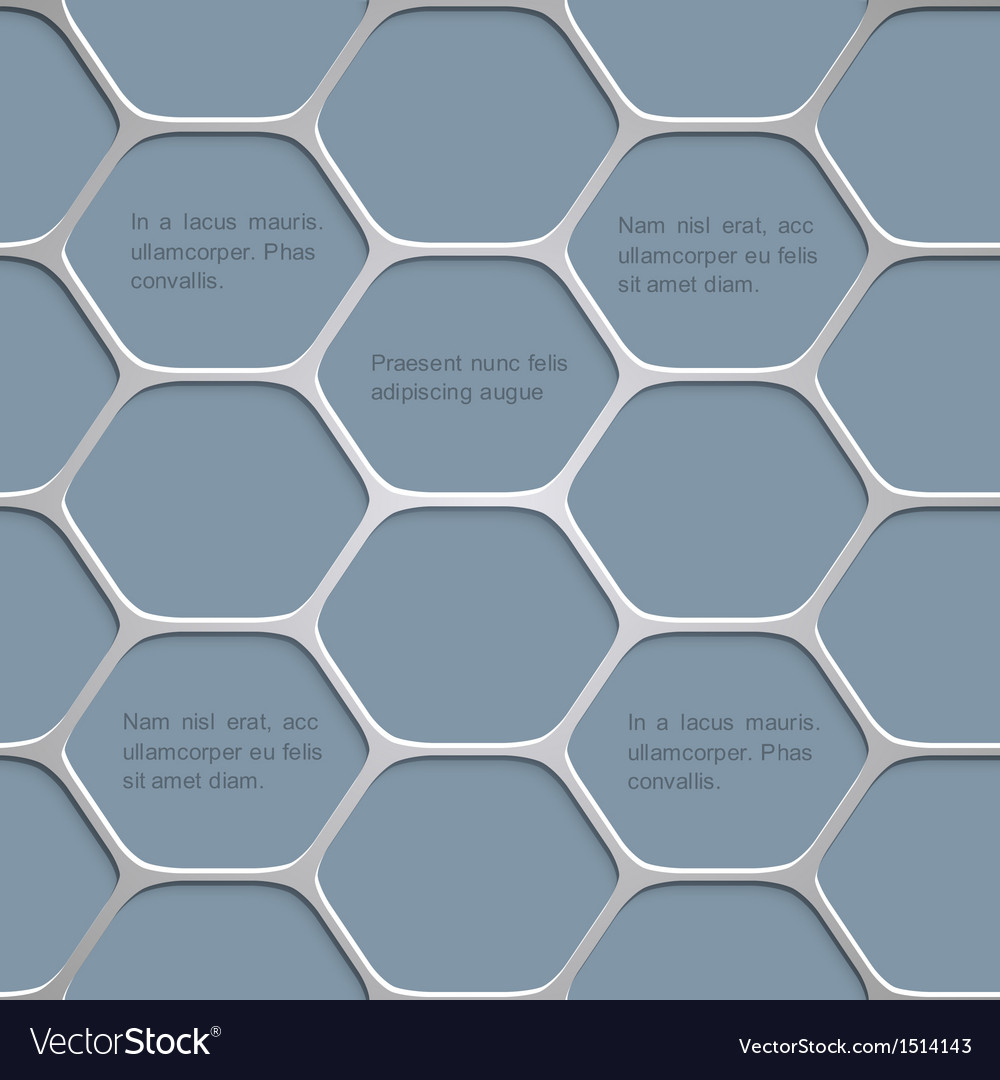 Abstract honeycomb pattern background Royalty Free Vector