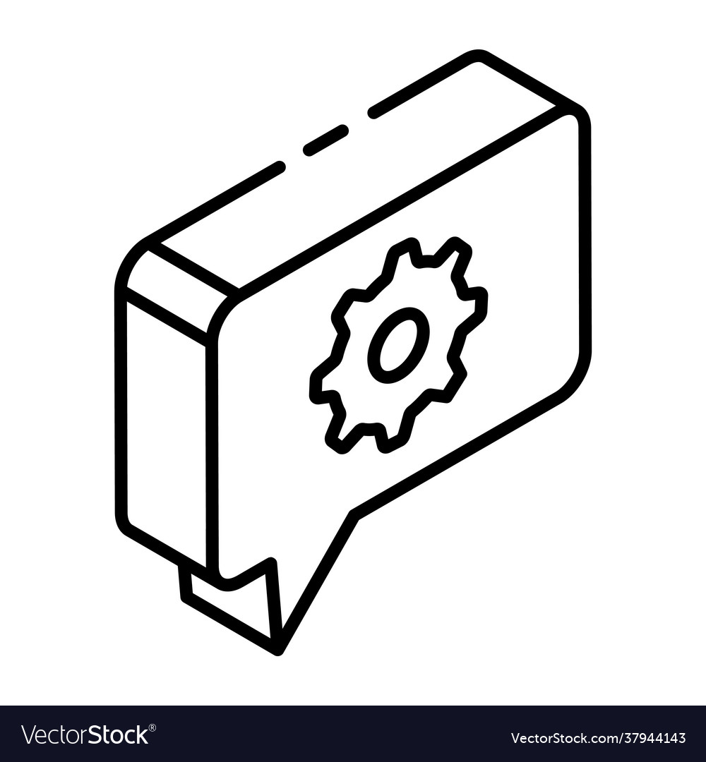 Message configuration Royalty Free Vector Image