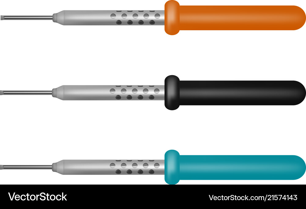 Soldering iron in the on a white background Vector Image