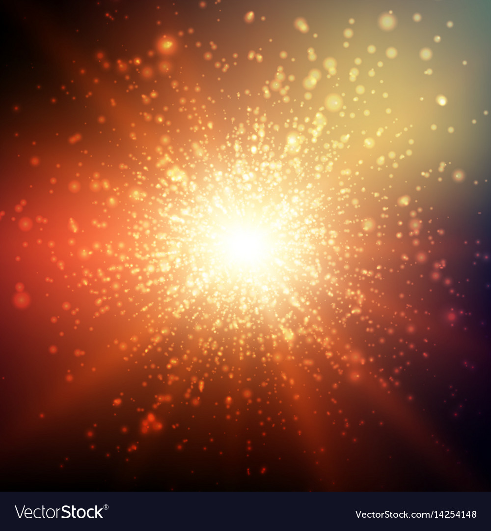 Abstract space background explosion Royalty Free Vector