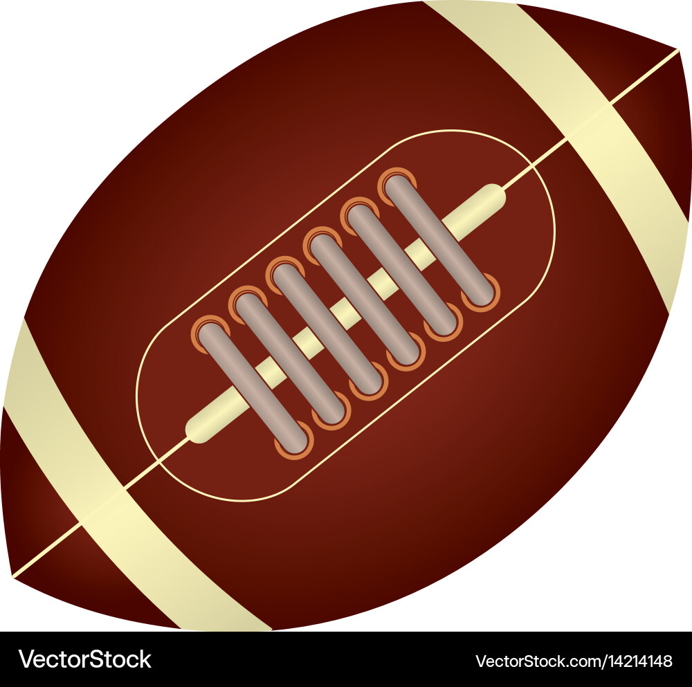 American football design Royalty Free Vector Image