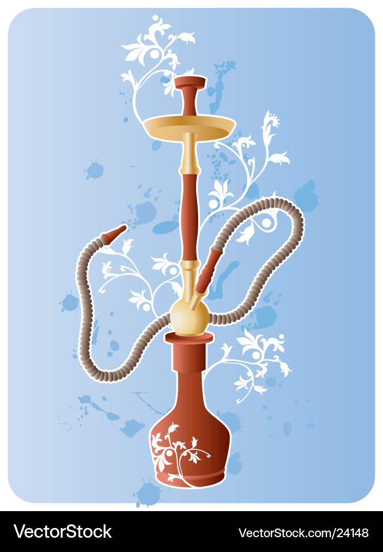 Hookah Royalty Free Vector Image - VectorStock