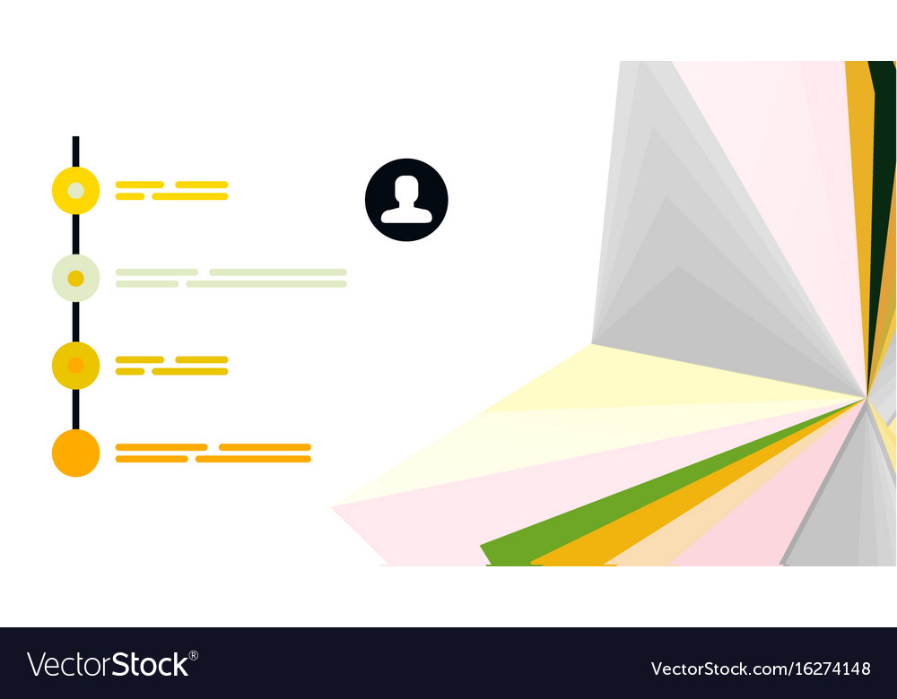Modern triangle presentation template Royalty Free Vector