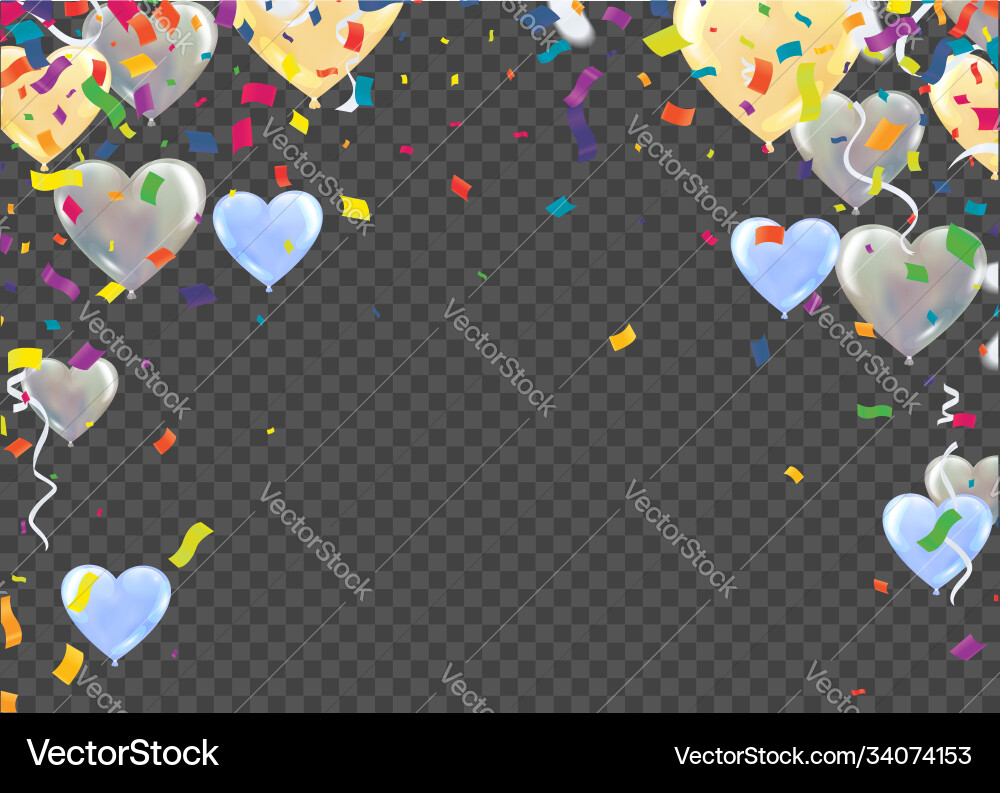 Balloons colorful abstract background Royalty Free Vector