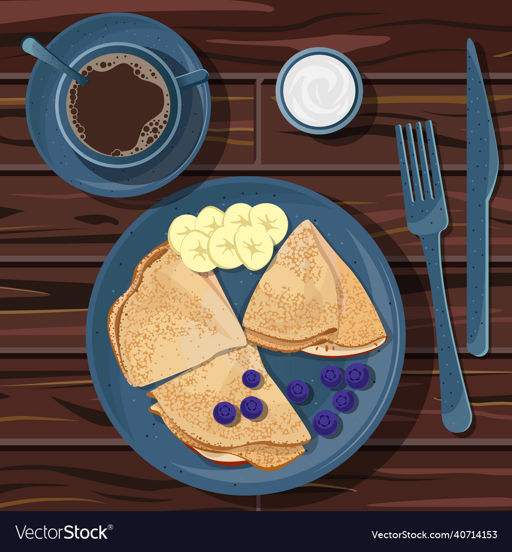 Breakfast Royalty Free Vector Image - VectorStock