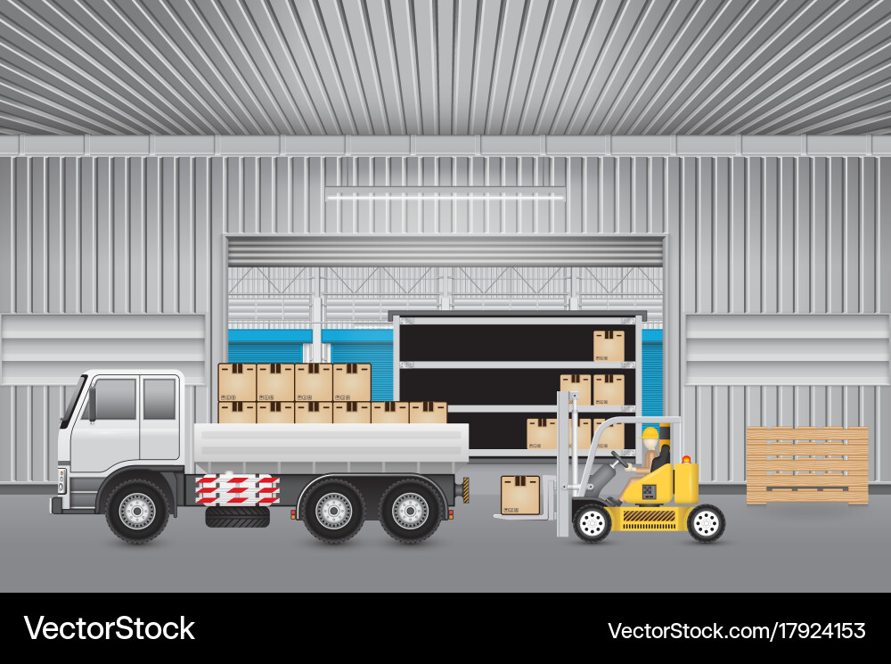 Cargo transportation Royalty Free Vector Image