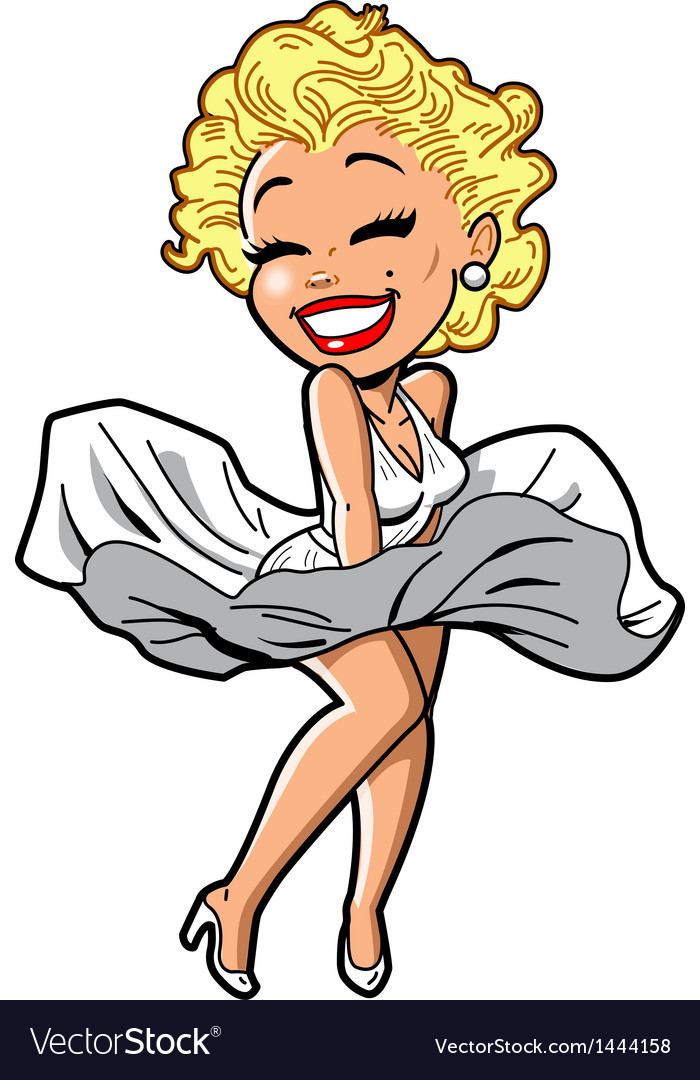 Blonde bombshell Royalty Free Vector Image - VectorStock